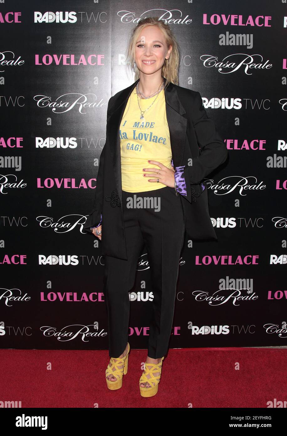 Juno Temple attends The Los Angeles Premiere of "Lovelace" at the ...