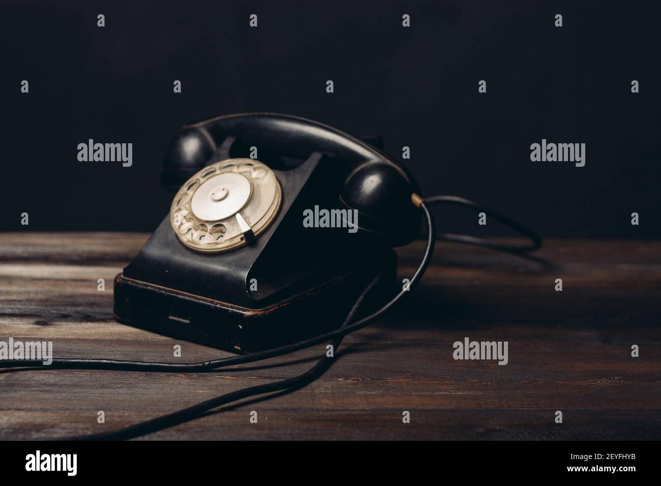 retro telephone old technology communication vintage nostalgia Stock ...