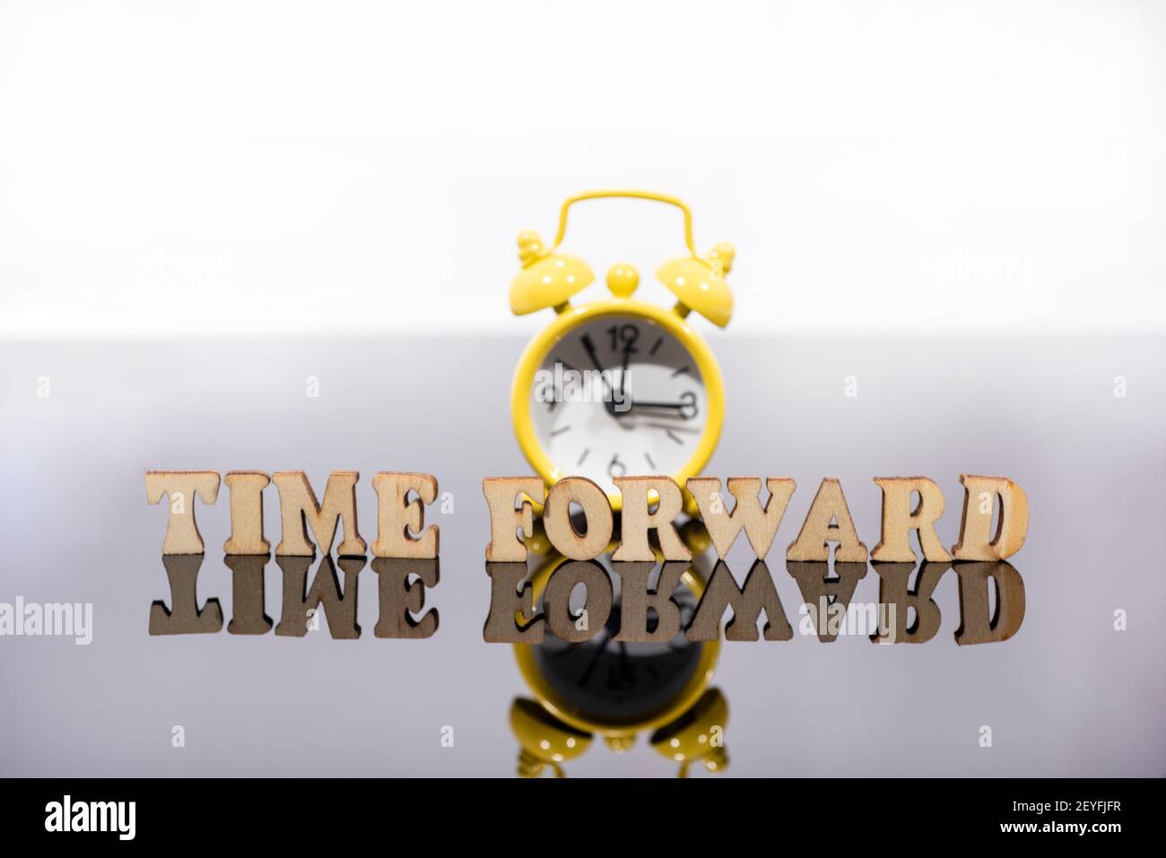 Daylight Saving Time. DST. Wall Clock going to winter time. Turn time ...