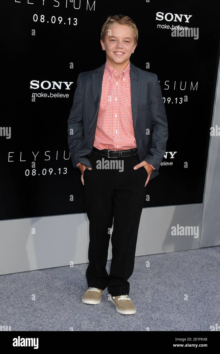 7 August 2013 - Westwood, California - Maxwell Perry Cotton. "Elysium ...