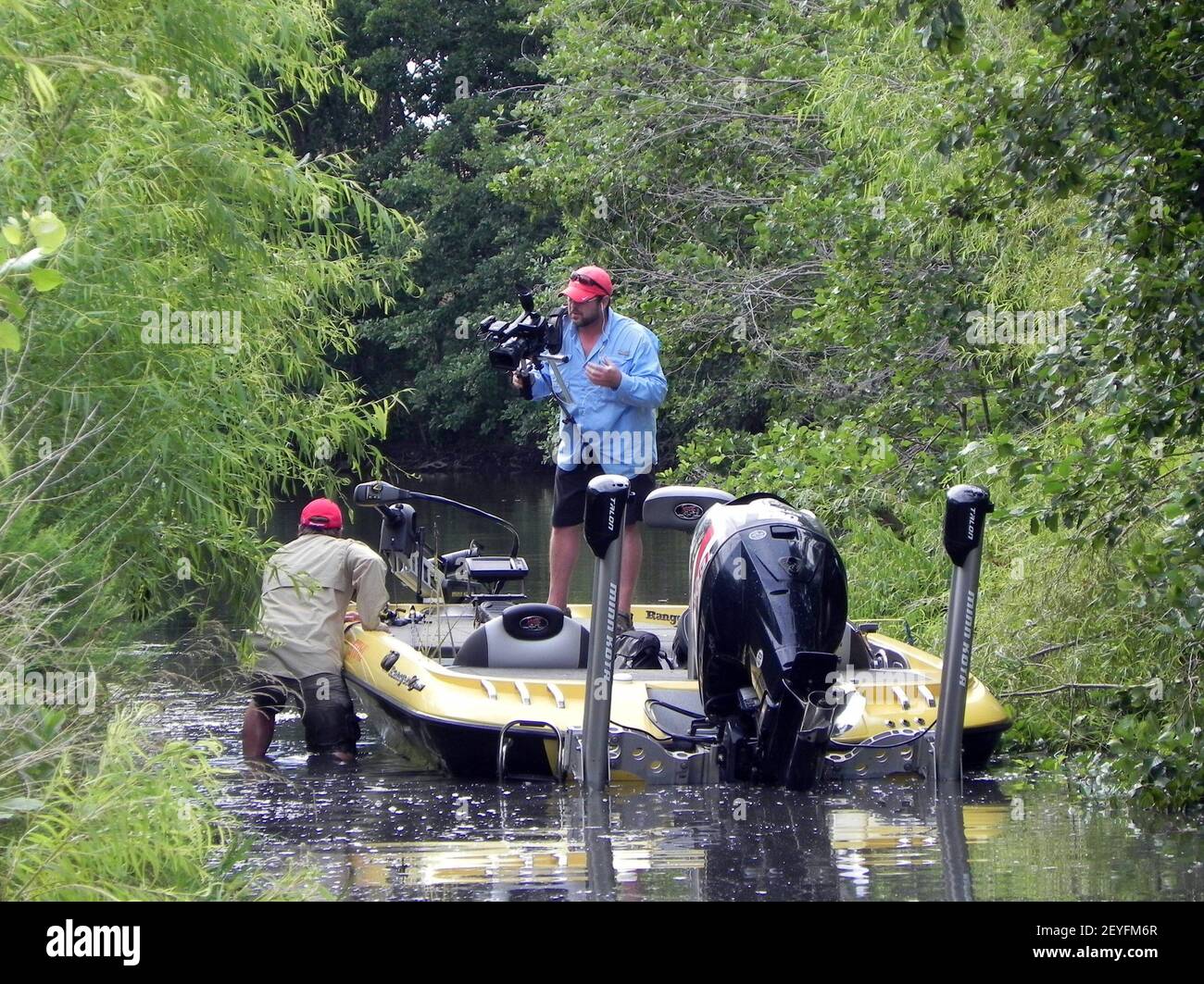 Outdoor Channel camera man Jim Kramer had his attention focused on Joe ...