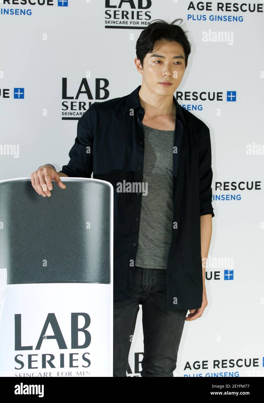7 August 2013 - Seoul, South Korea : South Korean actor Kim Jae-Wook, attends a promotion event ...