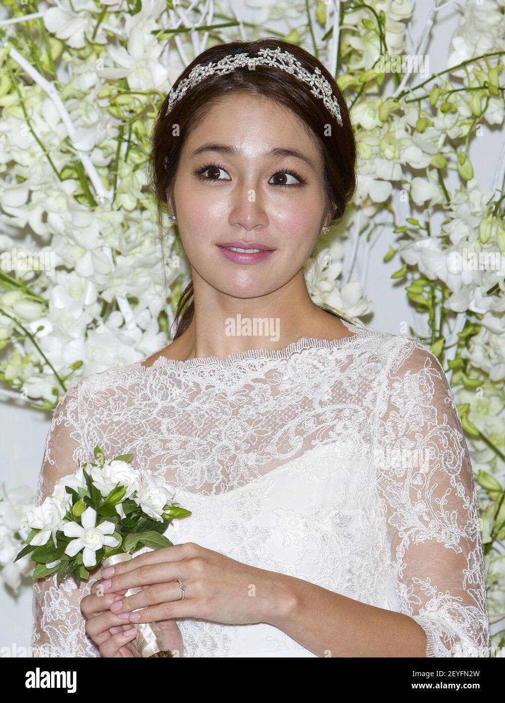 10 August 2013 - Seoul, South Korea : South Korean actress Rhee Min ...