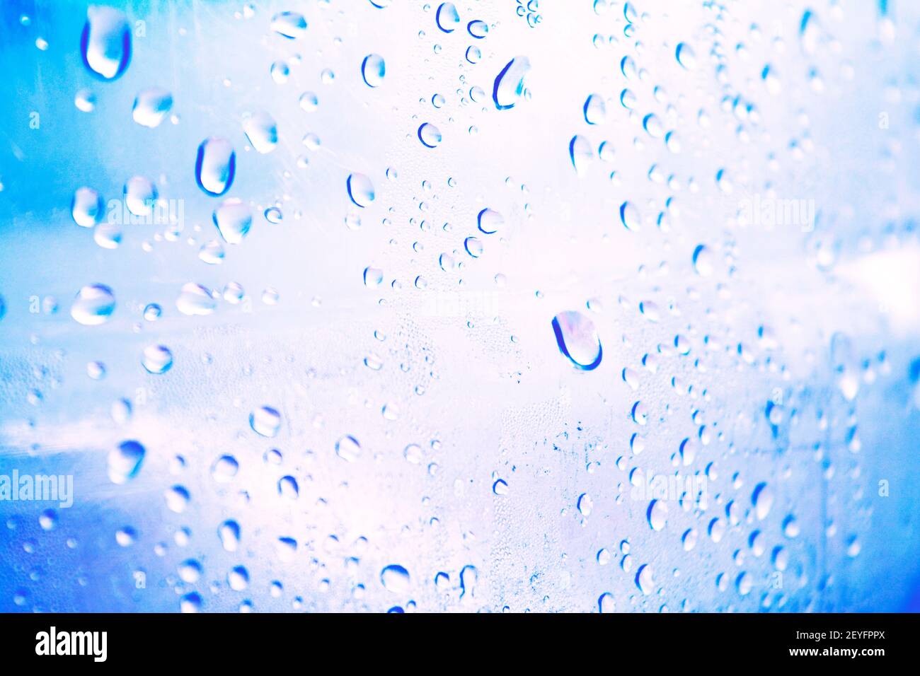 water drops on window glass Stock Photo - Alamy