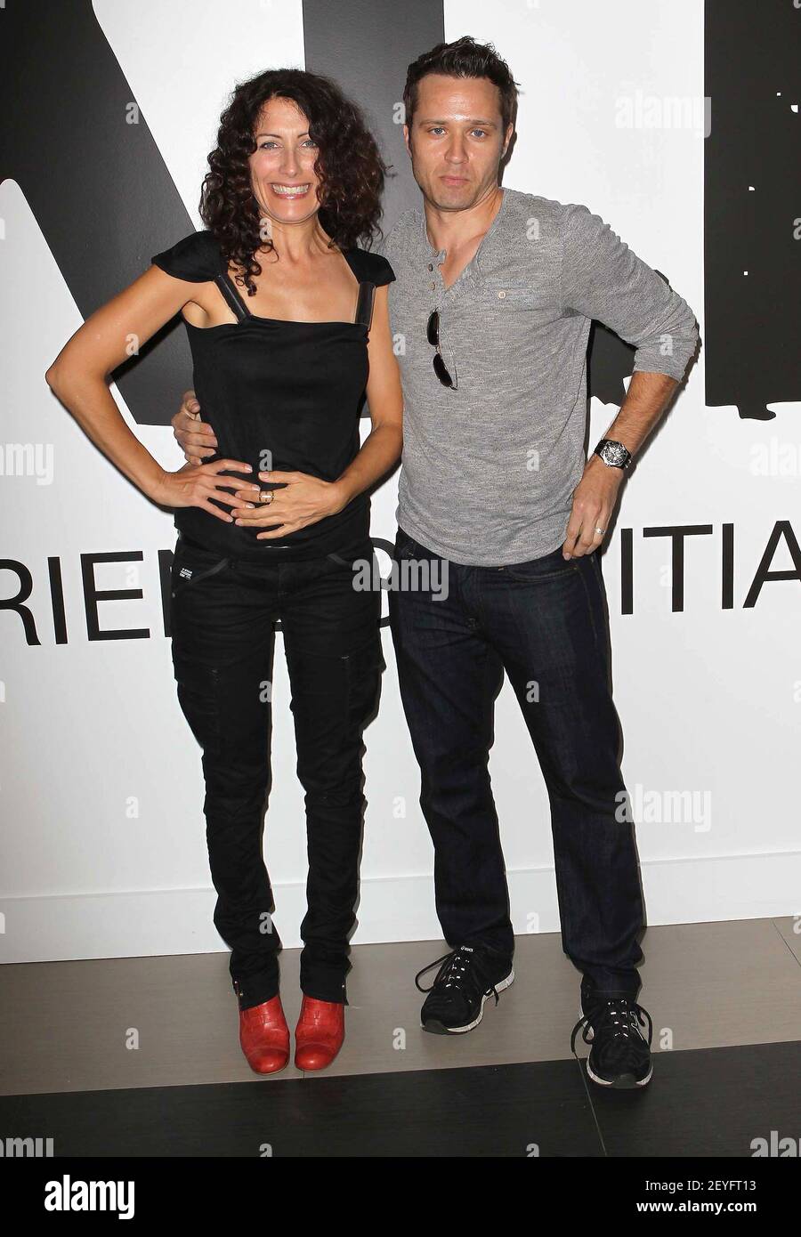 11 August 2013 - West Los Angeles, California - Lisa Edelstein, Seamus ...