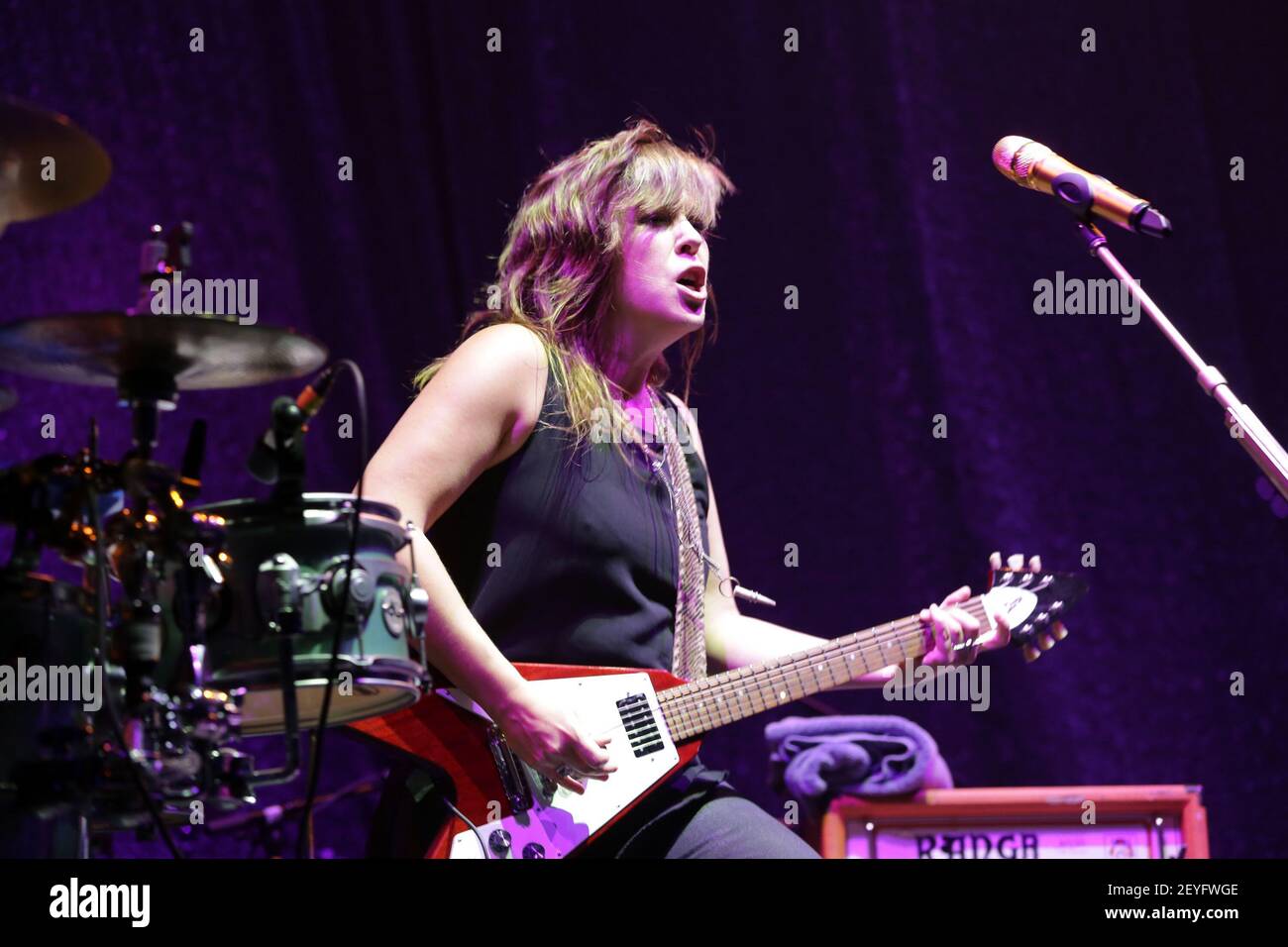 Sera Ryder performs during the opening act for One Republic at Hard ...
