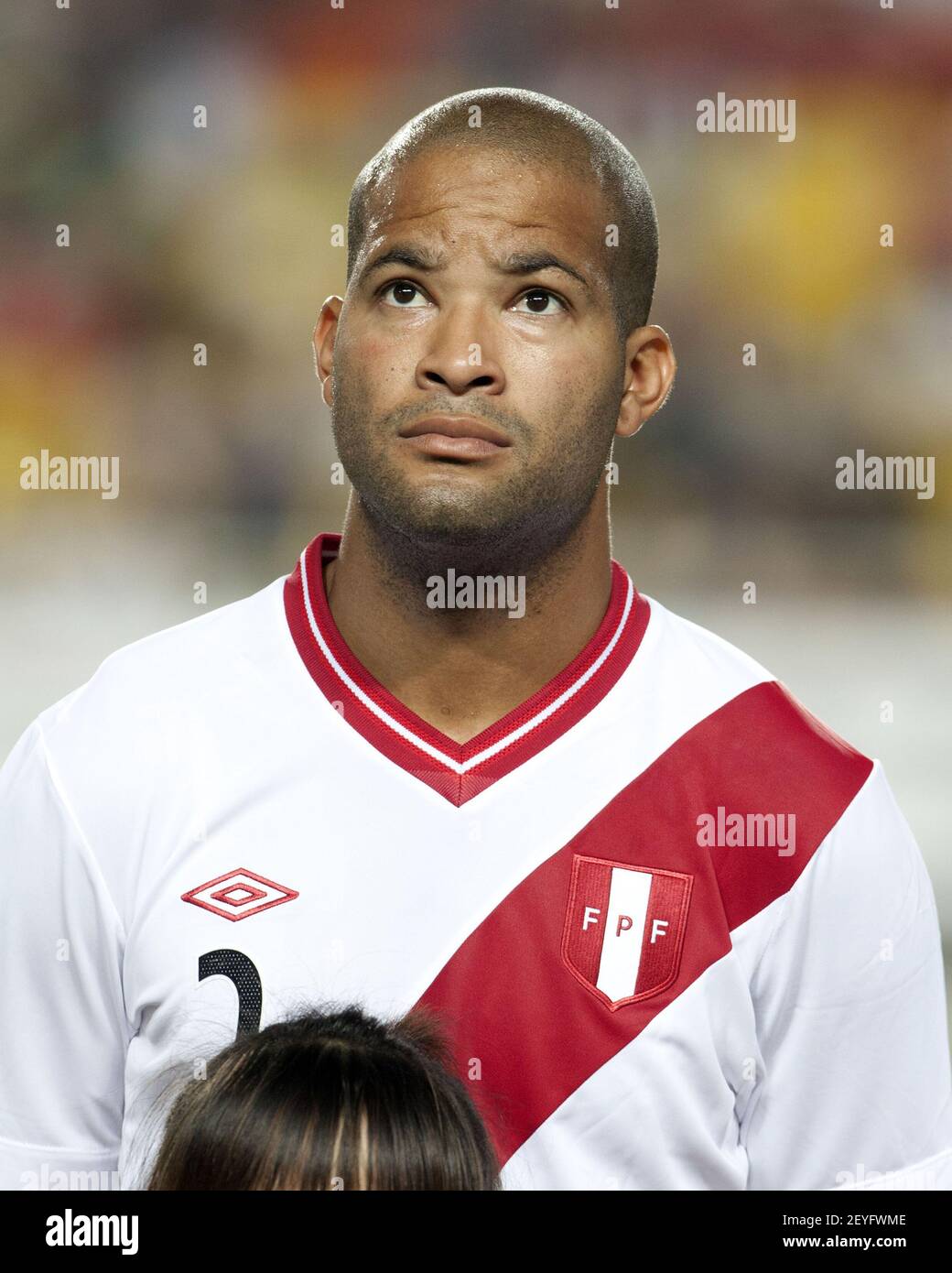 14 August 2013 - Suwon, South Korea : Peru national soccer team player ...
