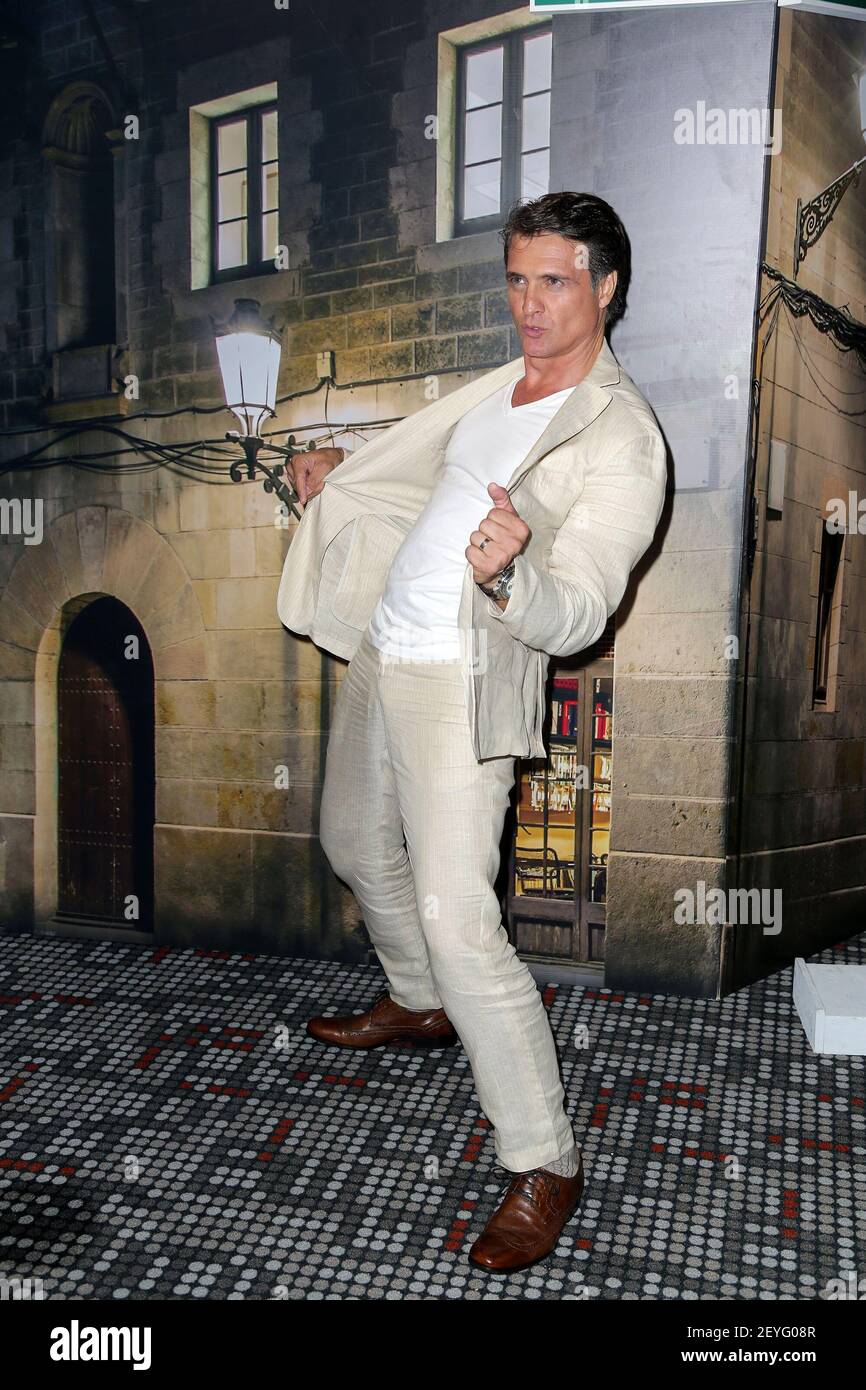 Juan Soler poses backstage at Telemundo's Premios Tu Mundo Awards at ...