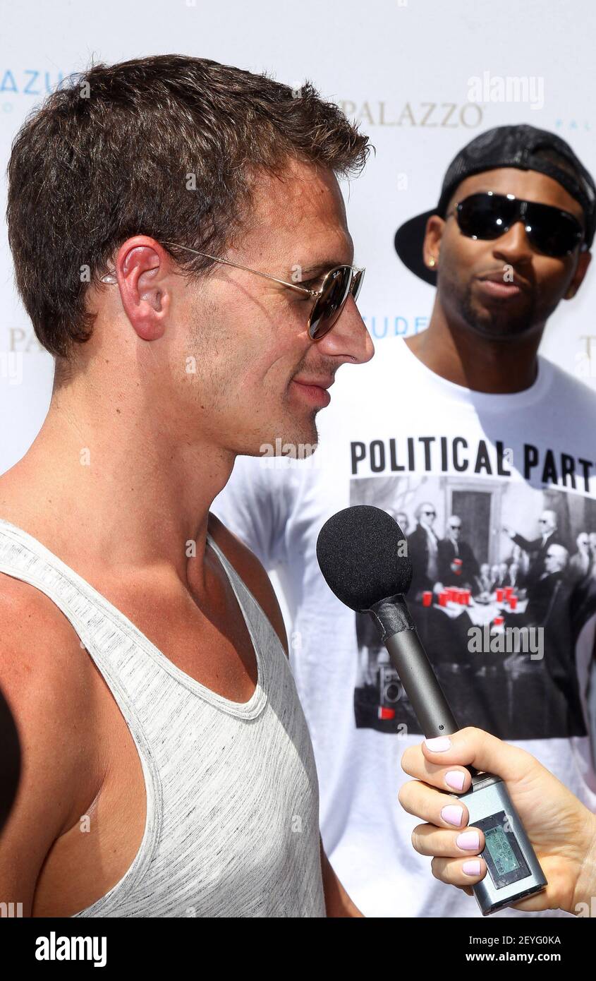 17 August 2013 - Las Vegas, Nevada - Ryan Lochte, Cullen Jones. Ryan ...