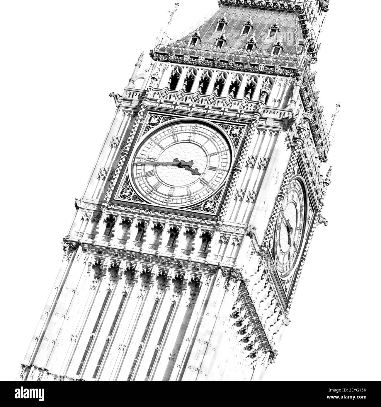 Sunny big ben Cut Out Stock Images & Pictures - Alamy