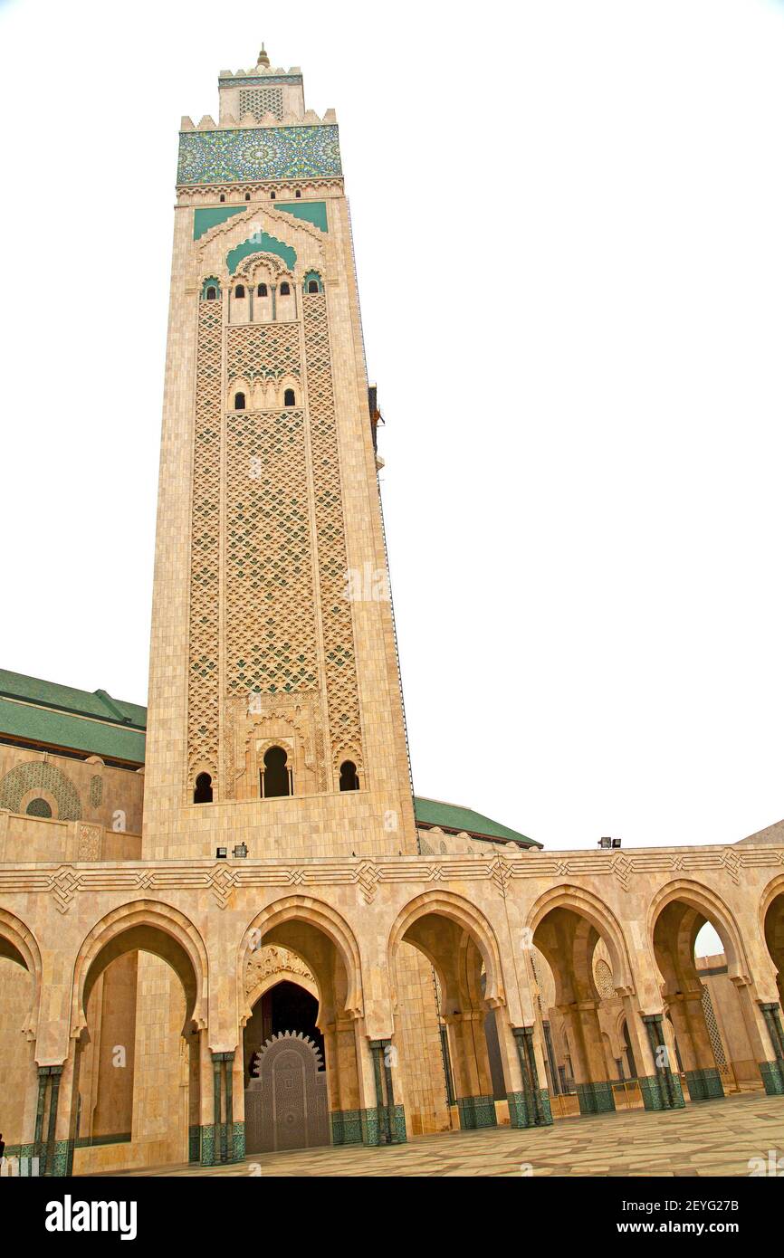 Muslim in mosque the history symbol morocco africa Stock Photo - Alamy