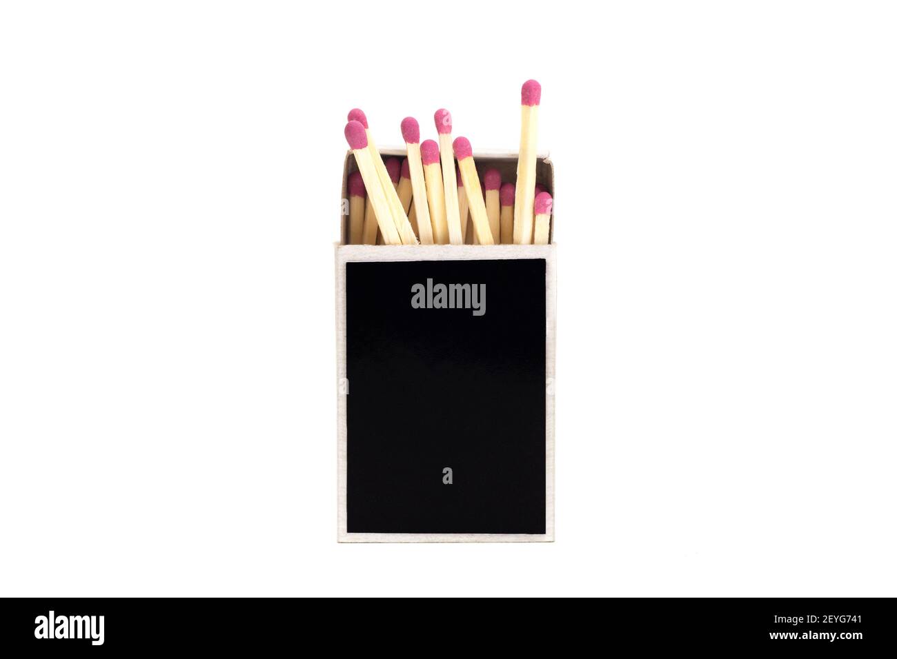 Black match white background hi-res stock photography and images - Alamy