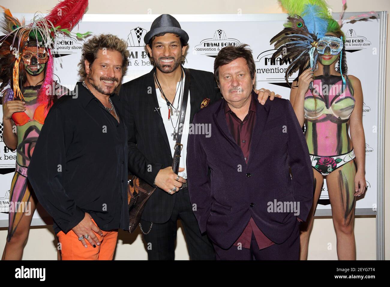 Hair Stylists Roberto Mesones, Leonardo Rocco and Antonio Bellver ...