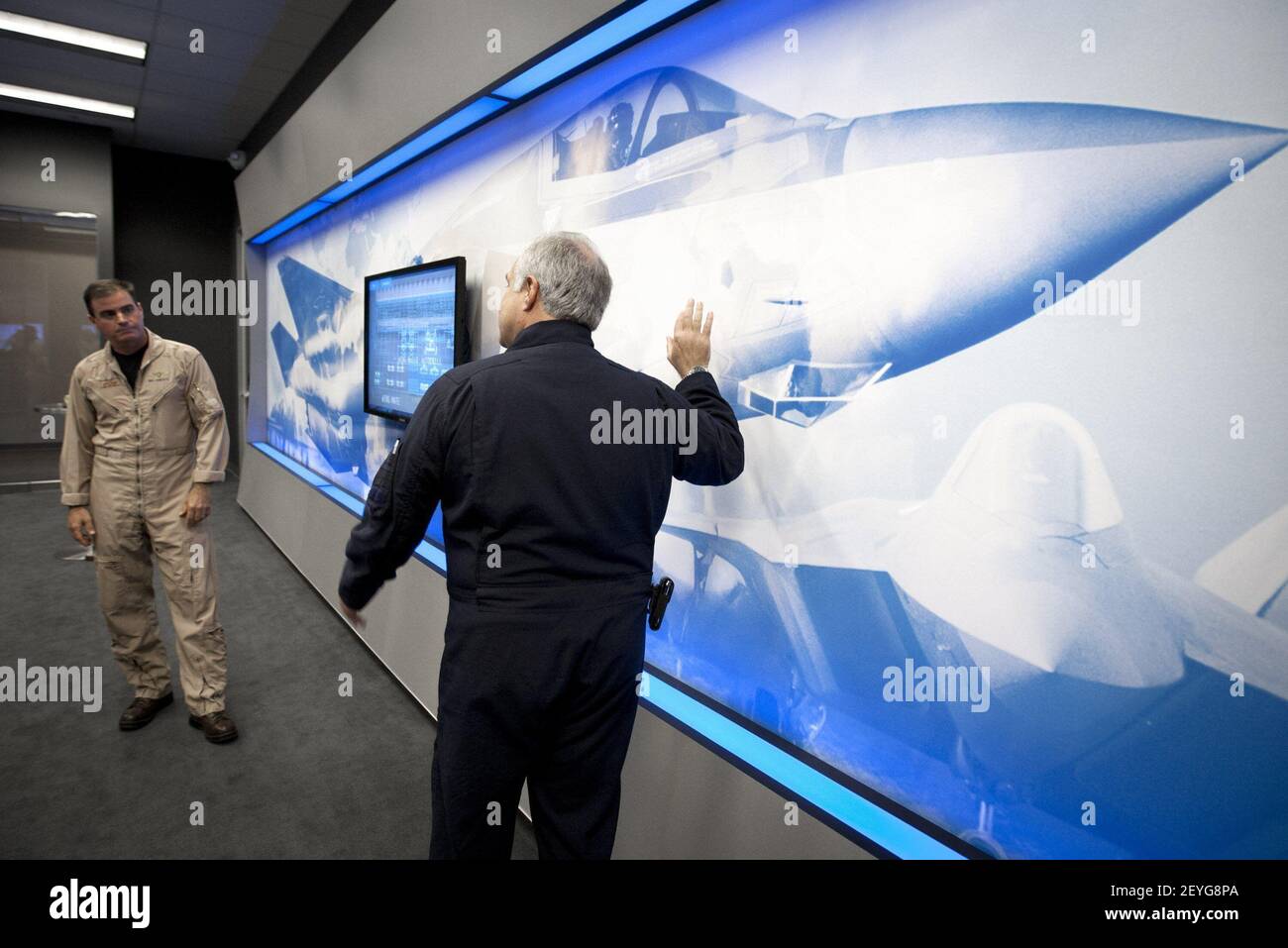 Lockheed Martin test pilots Bill Gigliotti and Alan Norman discuss the ...