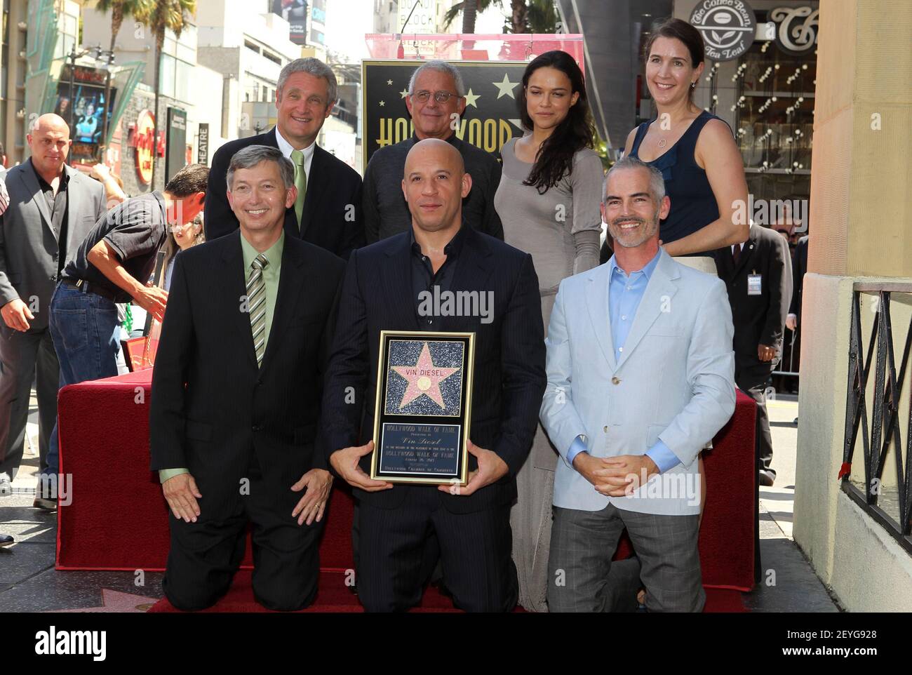 26 August 2013 - Hollywood, California - Leron Gubler, Vin Diesel, L.A ...
