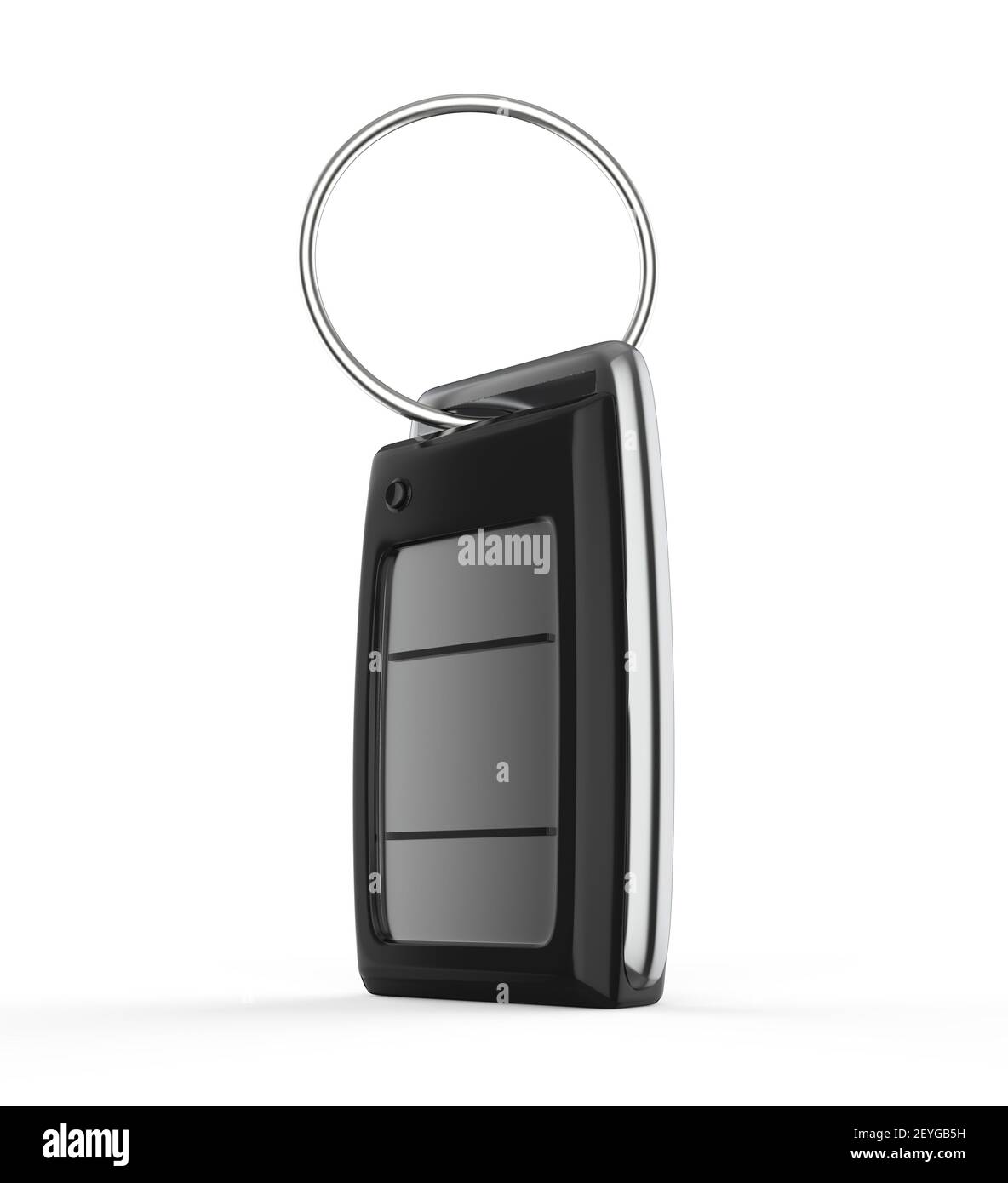 3d rendering car key or car remote control on white background Stock ...