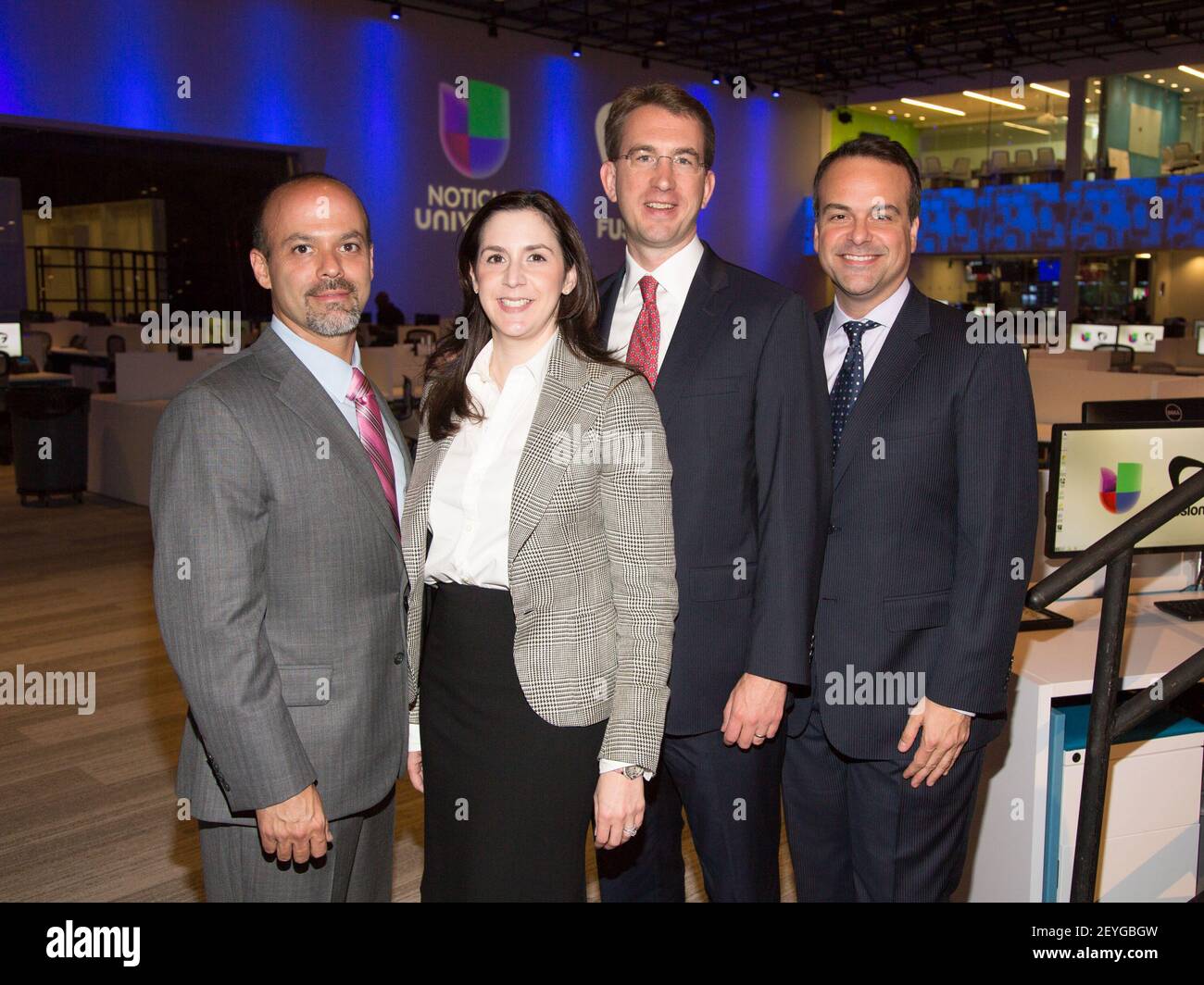Luis Casamayor, Ana Barlick, Robert Barlick and Jorge Plasencia attends ...