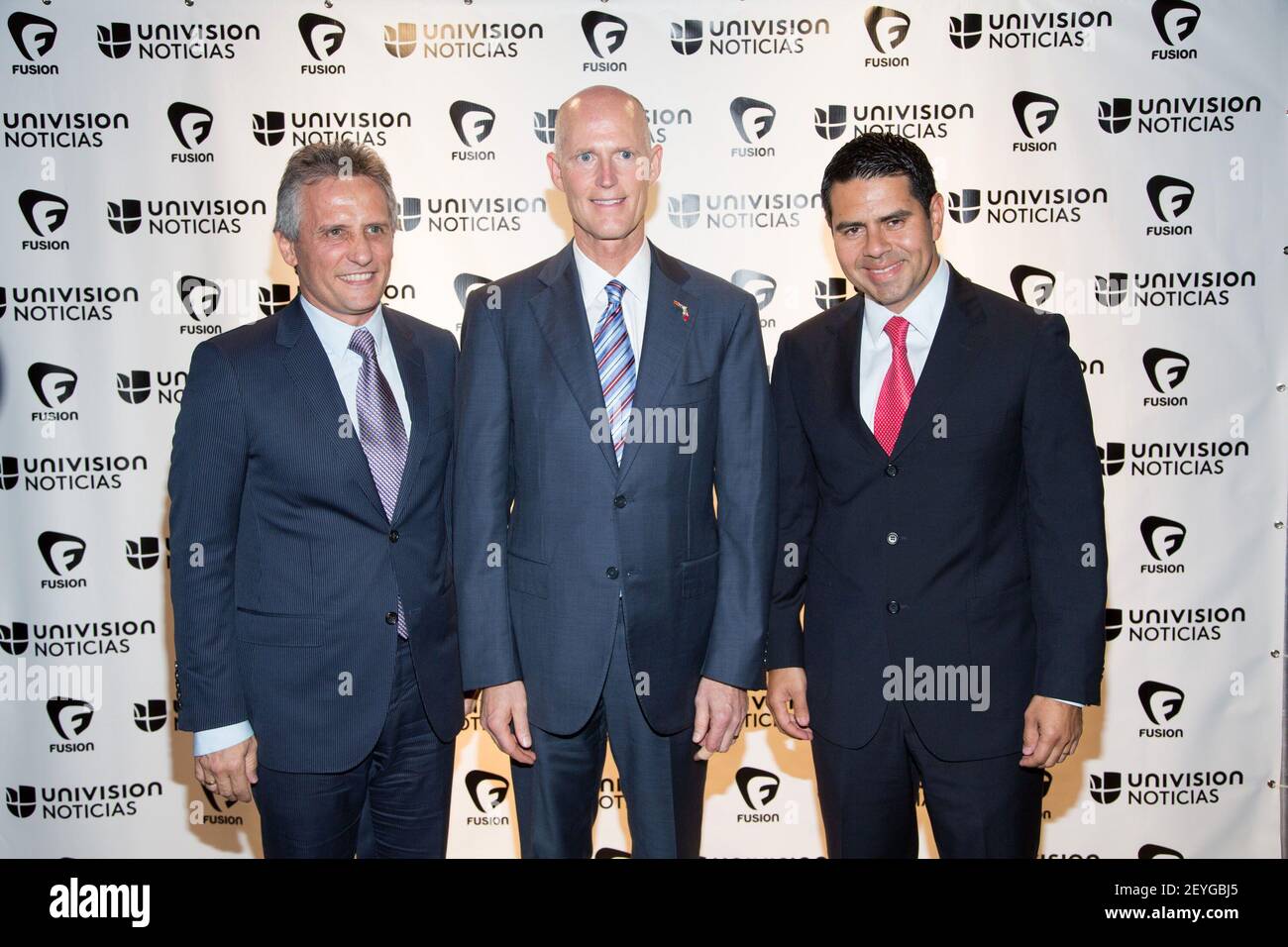 City of Doral Mayor Luigi Boria, Governor of Florida Rick Scott and ...