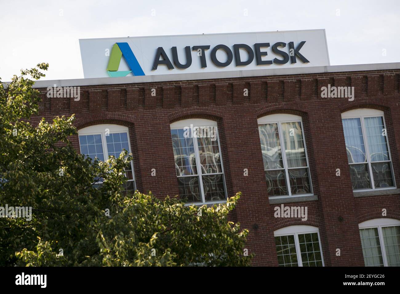 An office building occupied by Autodesk in Manchester, New Hampshire on ...