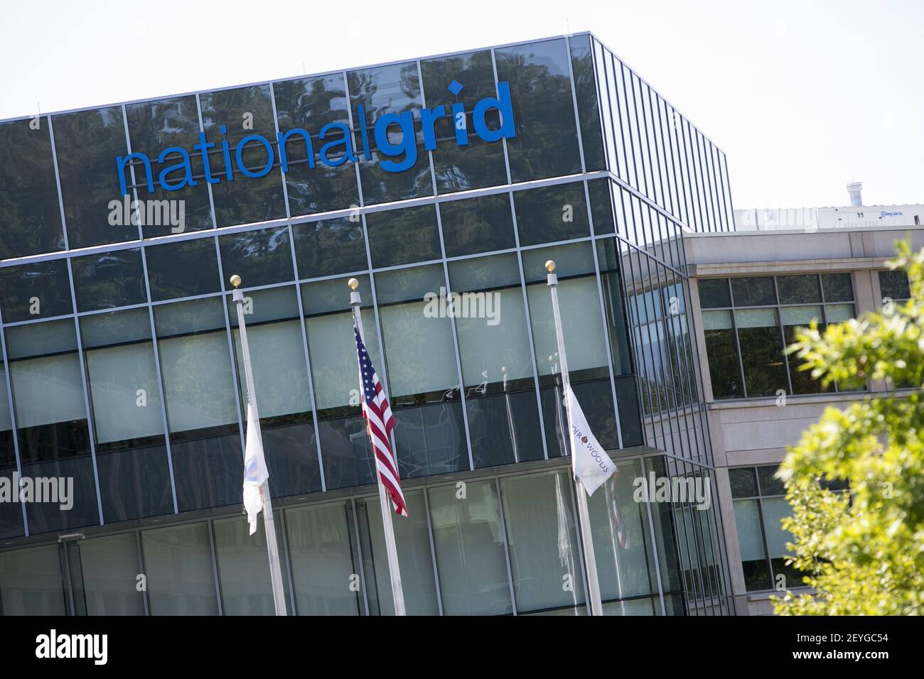 An office building occupied by National Grid in Waltham, Massachusetts ...