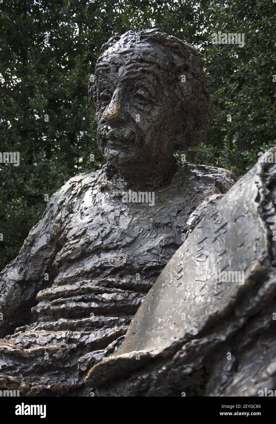 The Albert Einstein Monument is located near the National Academy of ...