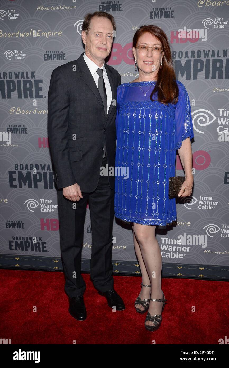 (L-R) Steve Buscemi and Jo Andres attend the 'Boardwalk Empire' season ...