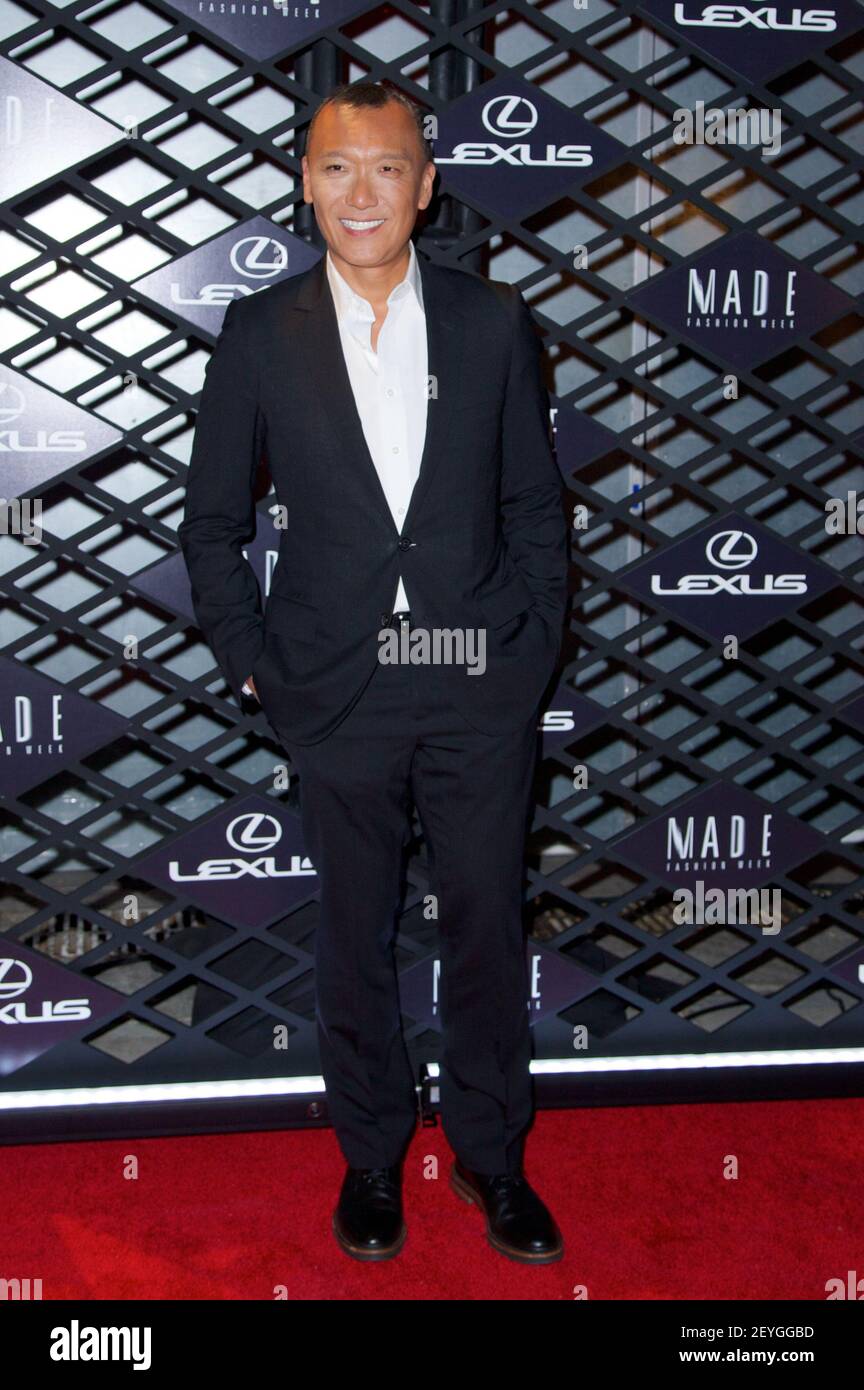 Joe Zee attends the Lexus Design Disrupted red carpet at SIR Stage 37 ...