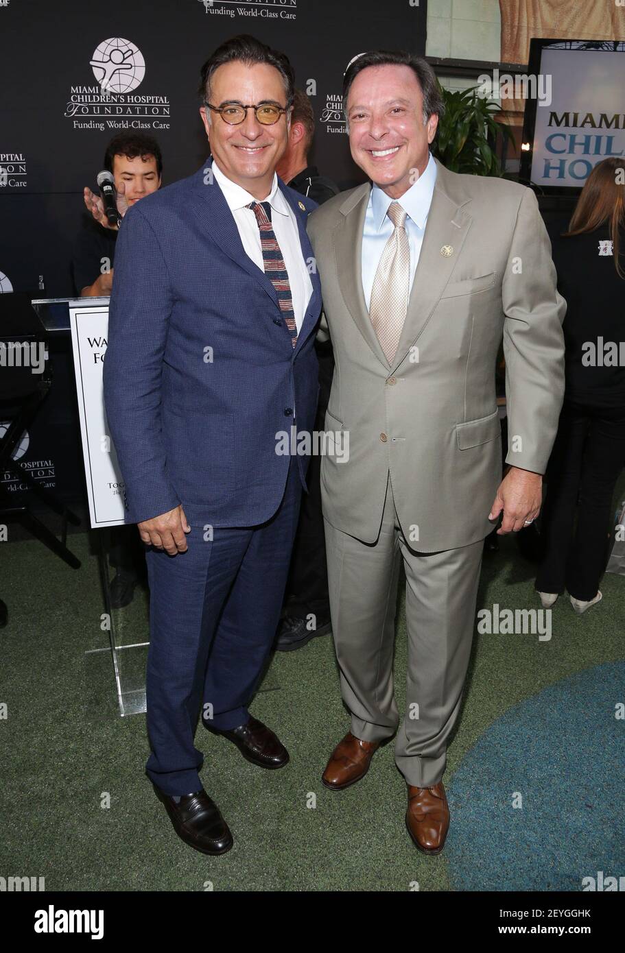 Andy Garcia and Mike Fernandez attend fundraising event to support Mike ...