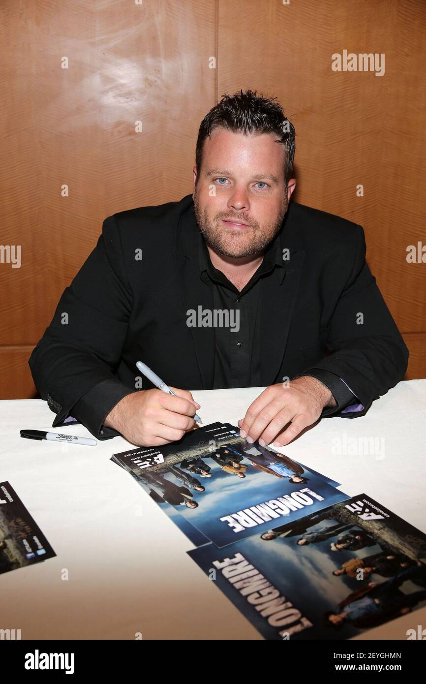 Adam Bartley from the Series Longmire attends the A&E Networs/Latin ...