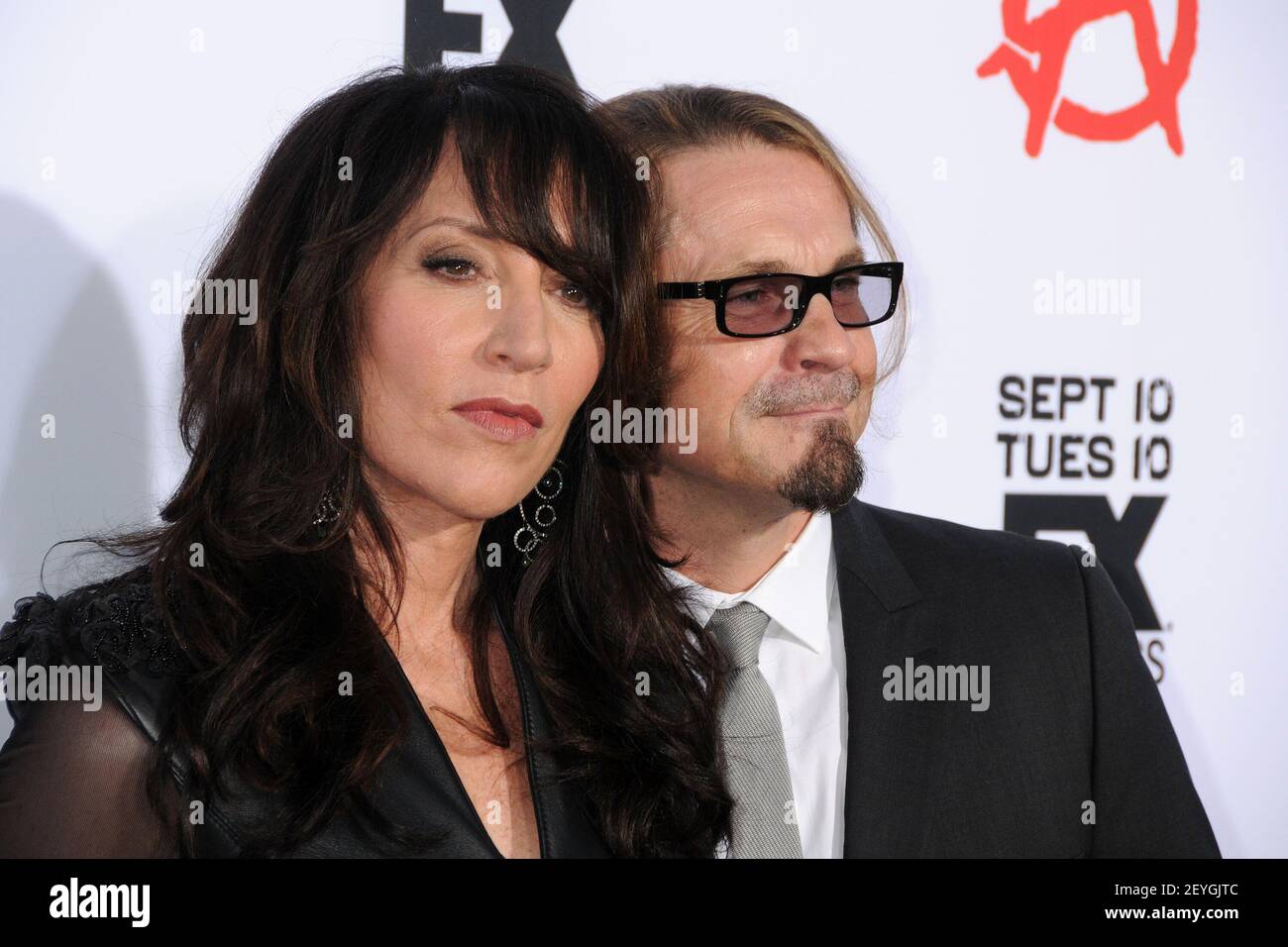 7 September 2013 - Hollywood, California - Katey Sagal, Kurt Sutter. "Sons of Anarchy" Season ...