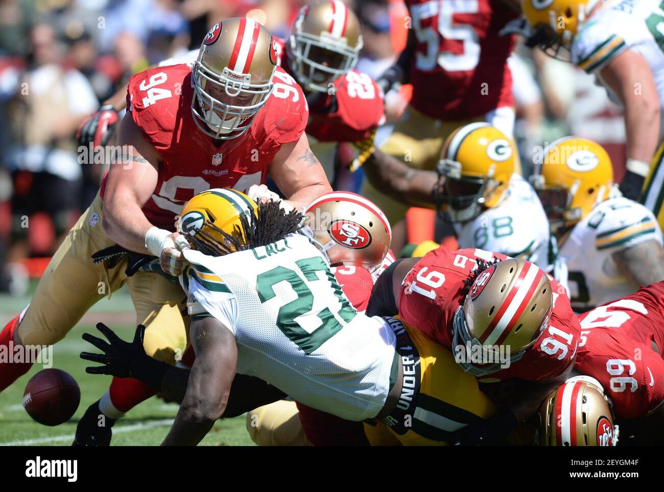 Eddie Lacy Packers Vs 49ers