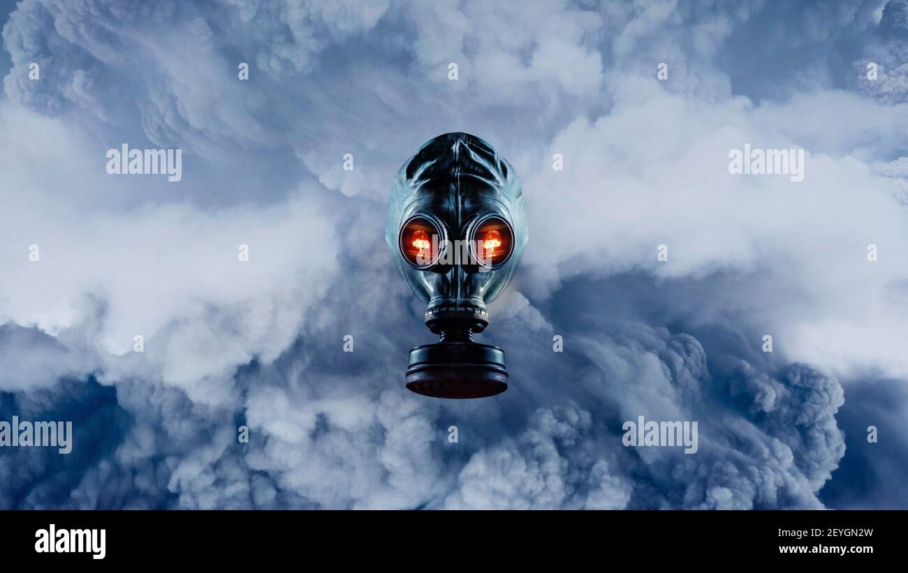 Hacker in gas mask hi-res stock photography and images - Alamy