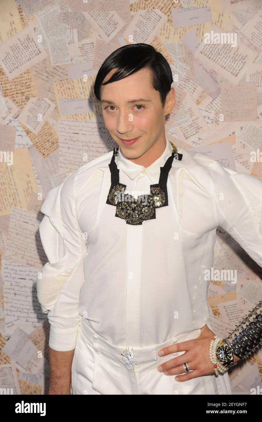 Johnny Weir attends the Alice and Olivia by Stacey Bendet Spring 2014 ...