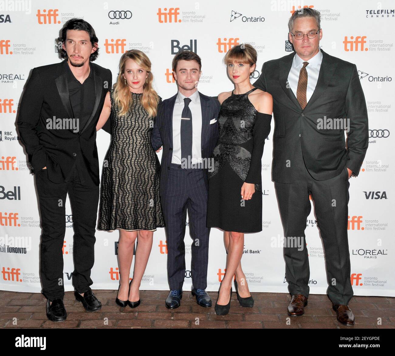 08 September 2013 - Toronto, Ontario, Canada - Adam Driver, Megan Park ...