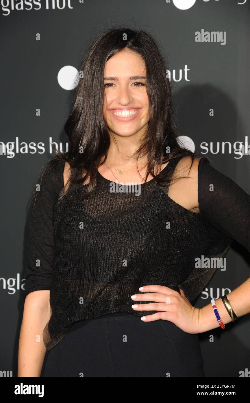 Rozzi Crane arrives at the grand opening of Sunglass Hut's new Times ...