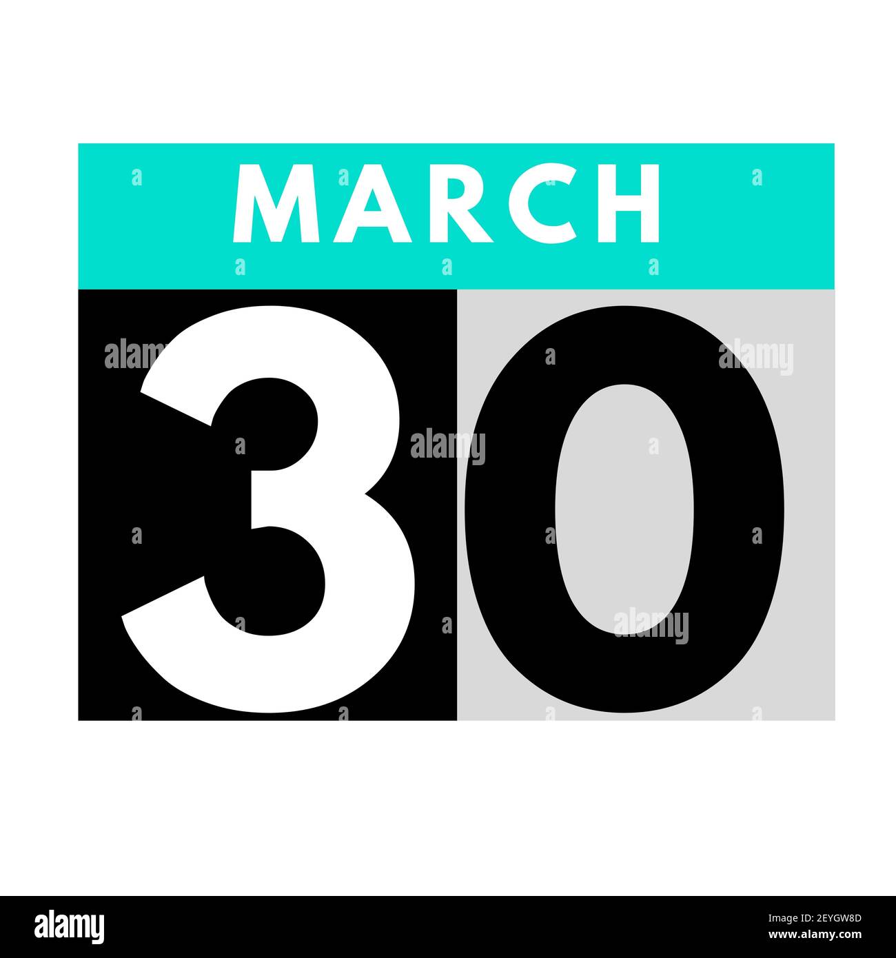 March 30 . flat daily calendar icon .date ,day, month .calendar for the ... March 30 . flat daily calendar icon .date ,day, month .calendar for the ...