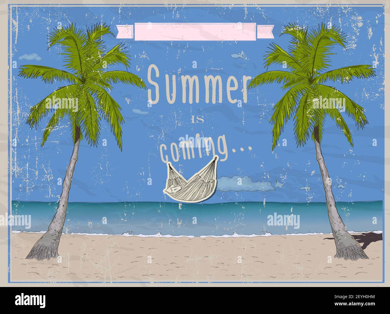 Tropical paradise poster hi-res stock photography and images - Alamy