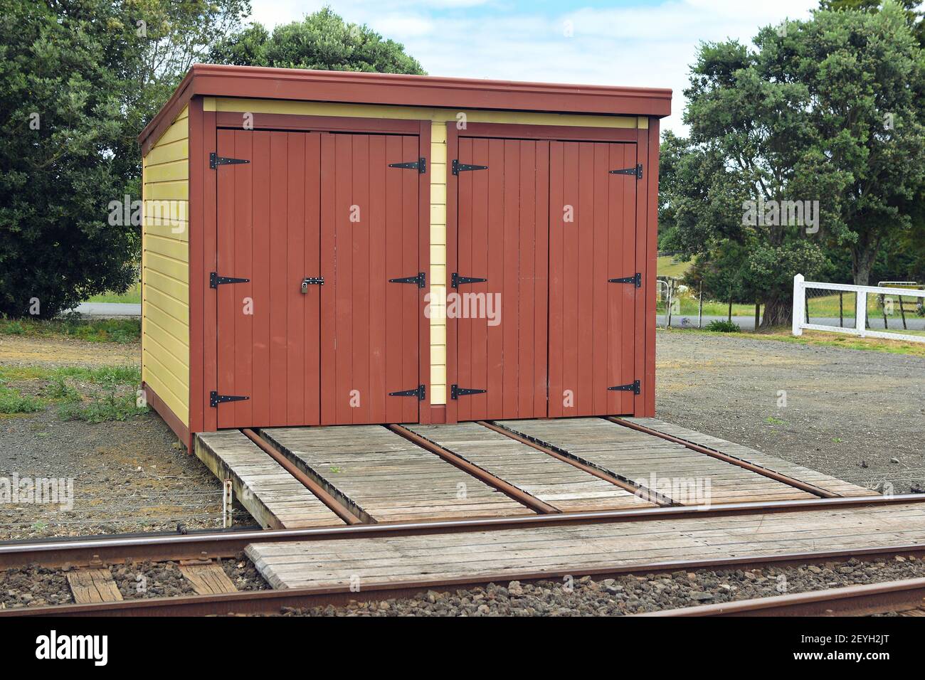 Hand powered rail trolley hi-res stock photography and images - Alamy