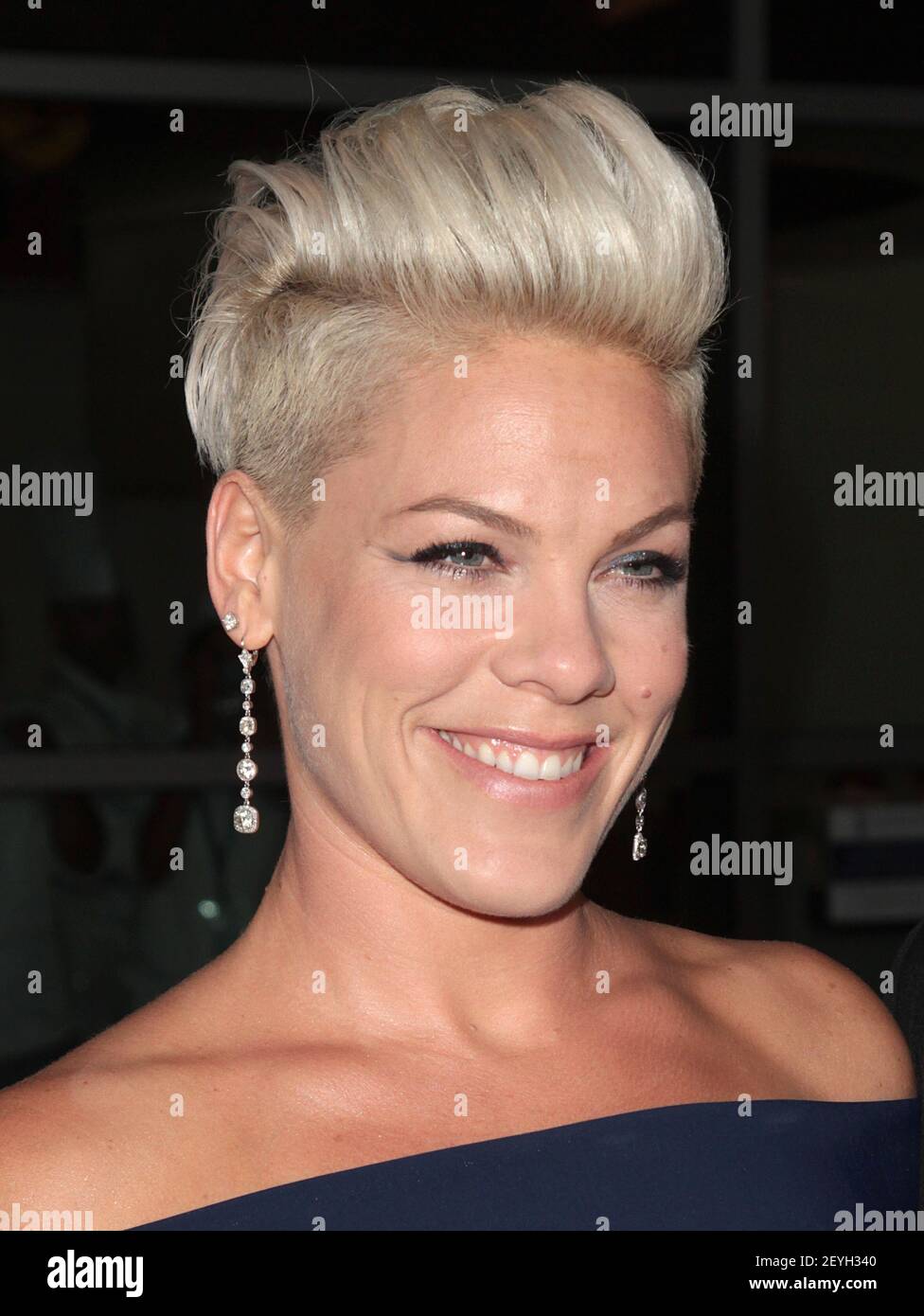 Alecia Moore attends The Los Angeles Premier of "Thanks For Sharing" at ...