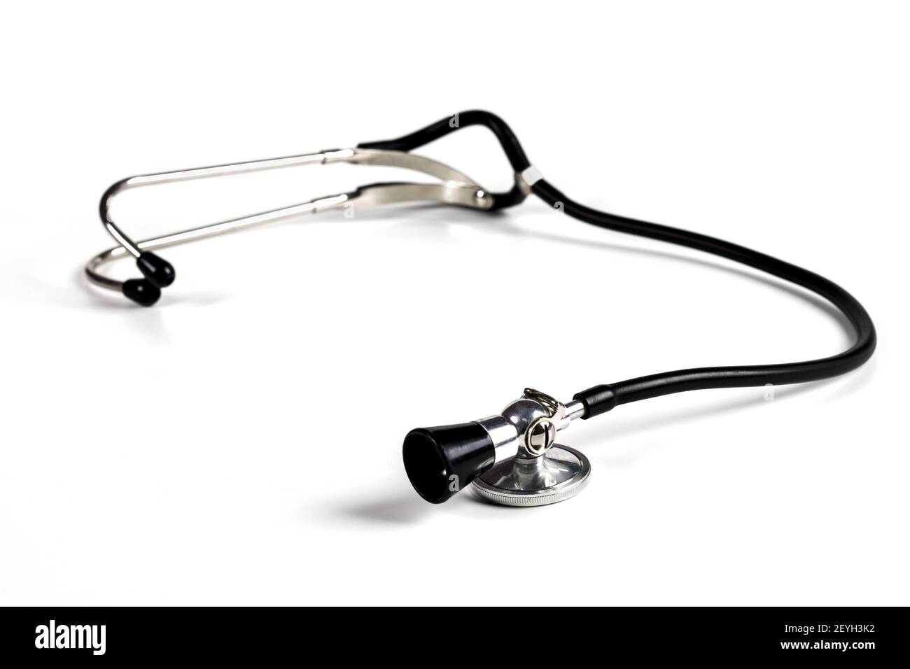 Old Black Stethoscope Stock Photo - Alamy