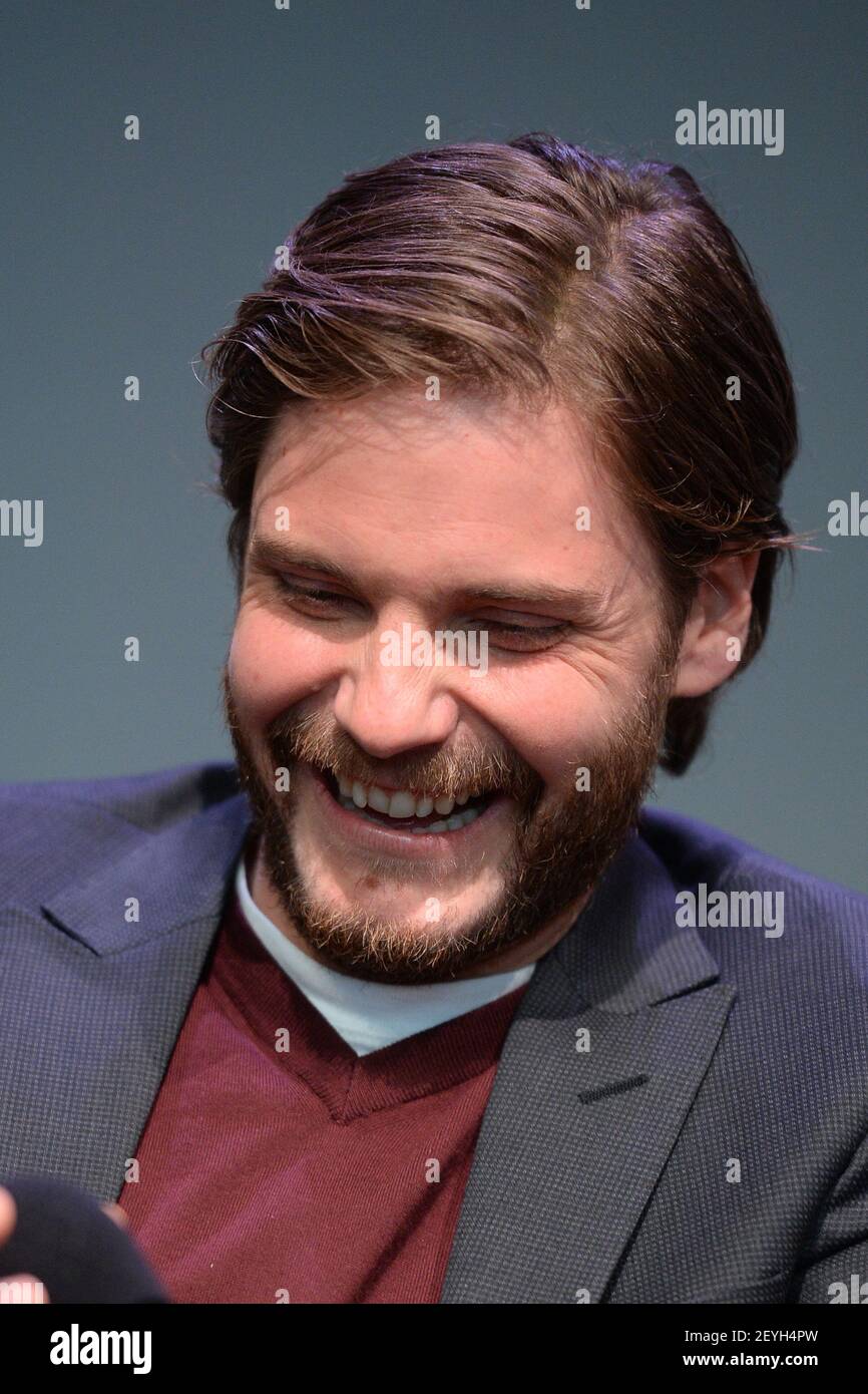 Actor Daniel Bruhl attends "Meet The Actors" at the Apple Store Soho ...