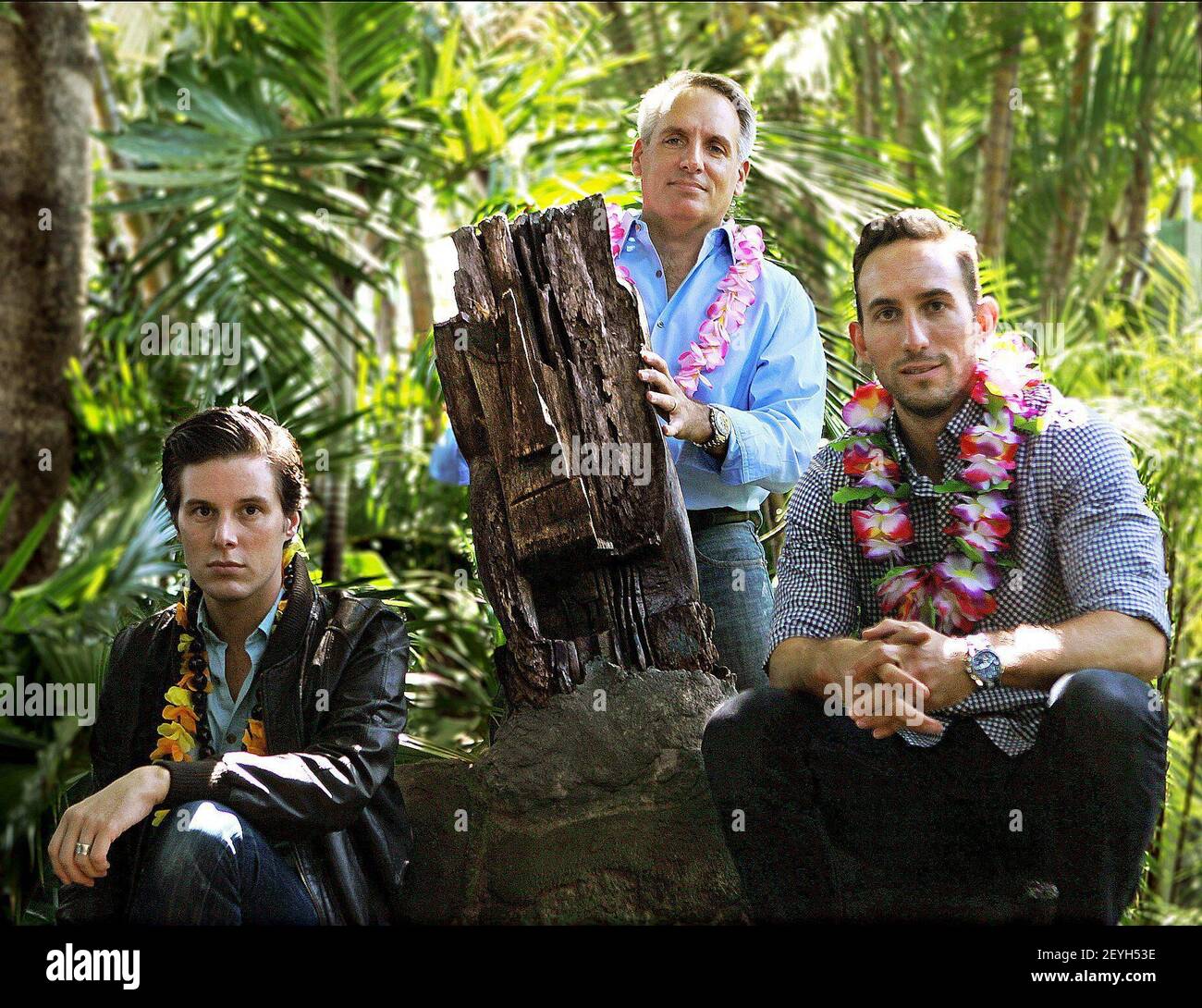 Editor Jorge Rubiera, from left, screenwriter Gaspar Gonzalez and ...