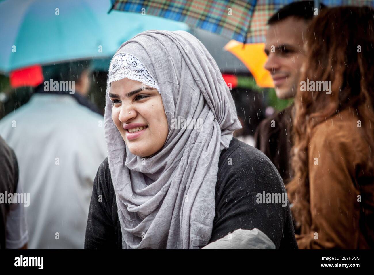 Gypsy festival in Rome Stock Photo - Alamy