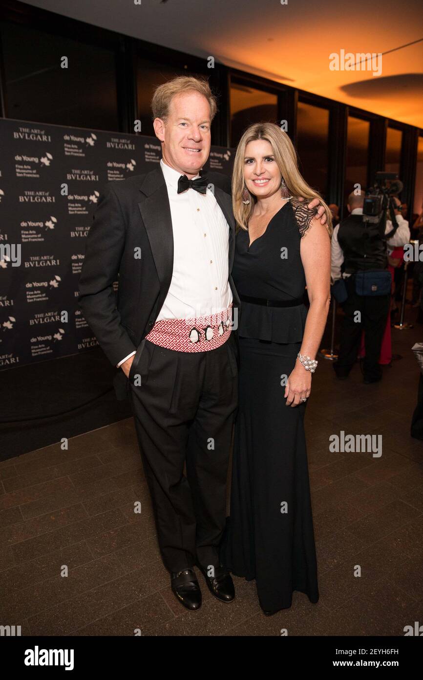 Carson Levit, Suzanne Levit attend The Art Of Bulgari event held at the ...