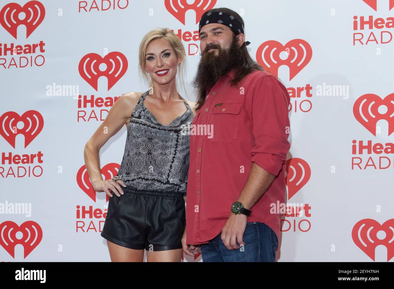 (L-R) Jessica Robertson and Jep Robertson at IHeart Music Festival ...