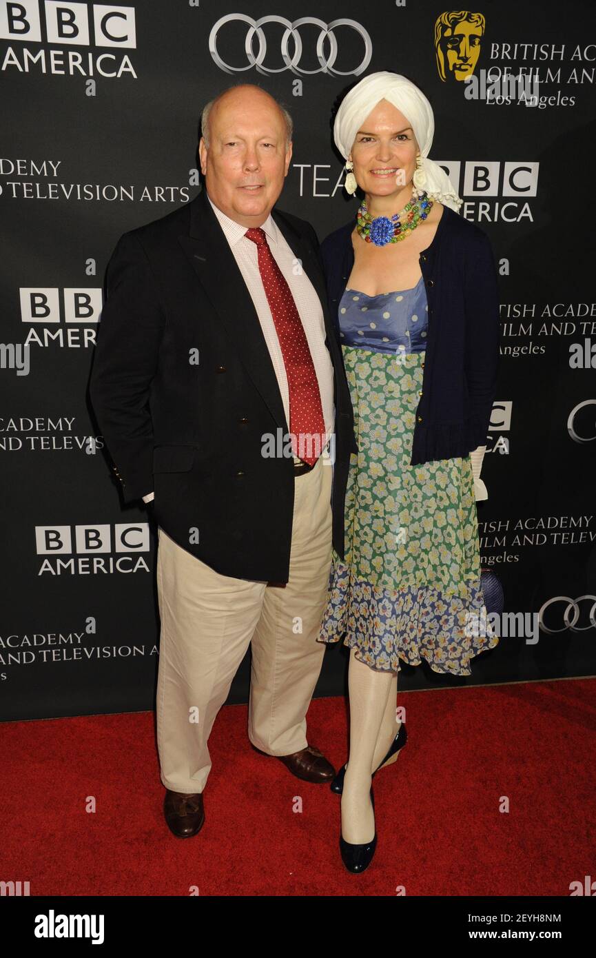 Julian Fellows, Emma Fellows attends the BAFTA Los Angeles TV Tea 2013 ...