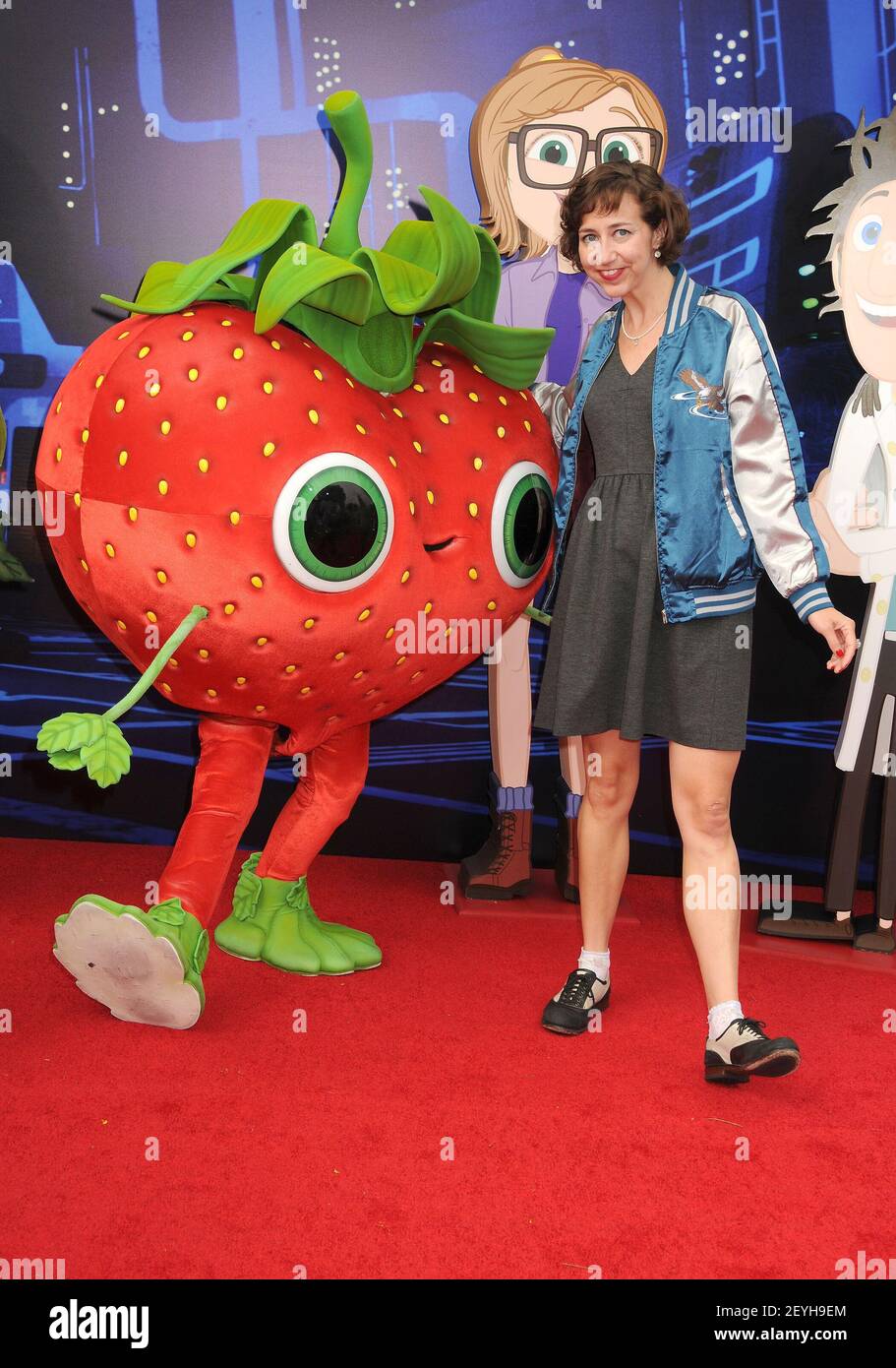 21 September 2013 - Westwood, California - Kristen Schaal. "Cloudy With A Chance Of Meatballs 2 ...