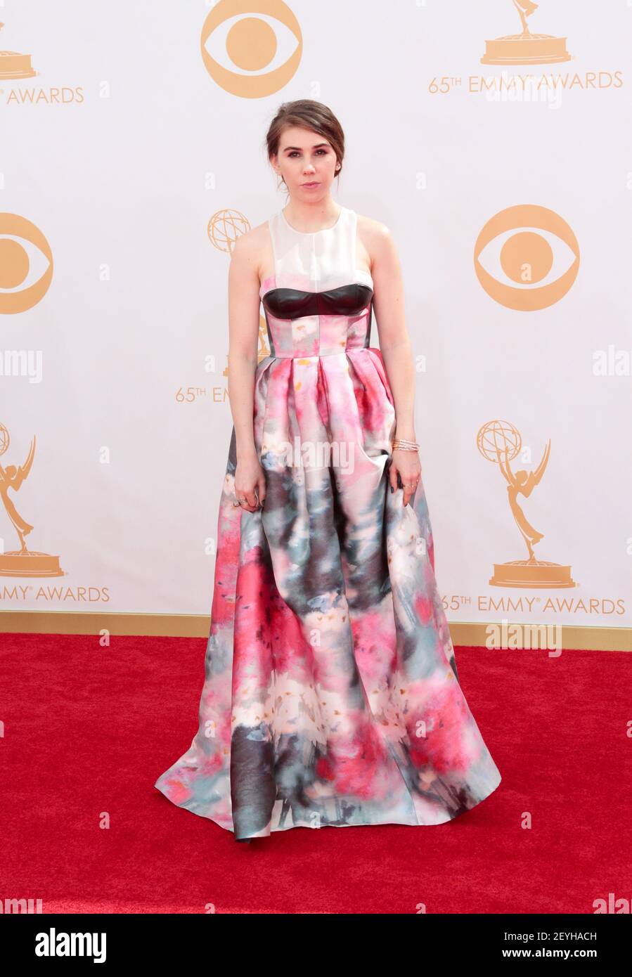 Actress Lena Dunham attends the 65th Emmy Awards held at the Nokia ...