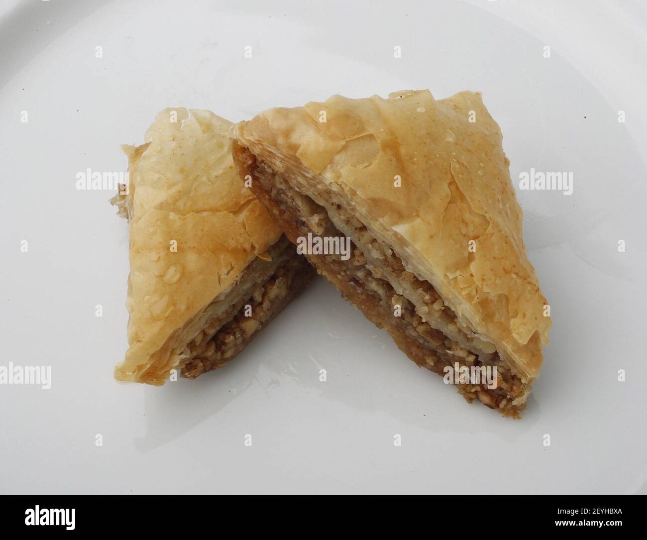 The best-known of all Greek pastries, baklava is made by stacking ...