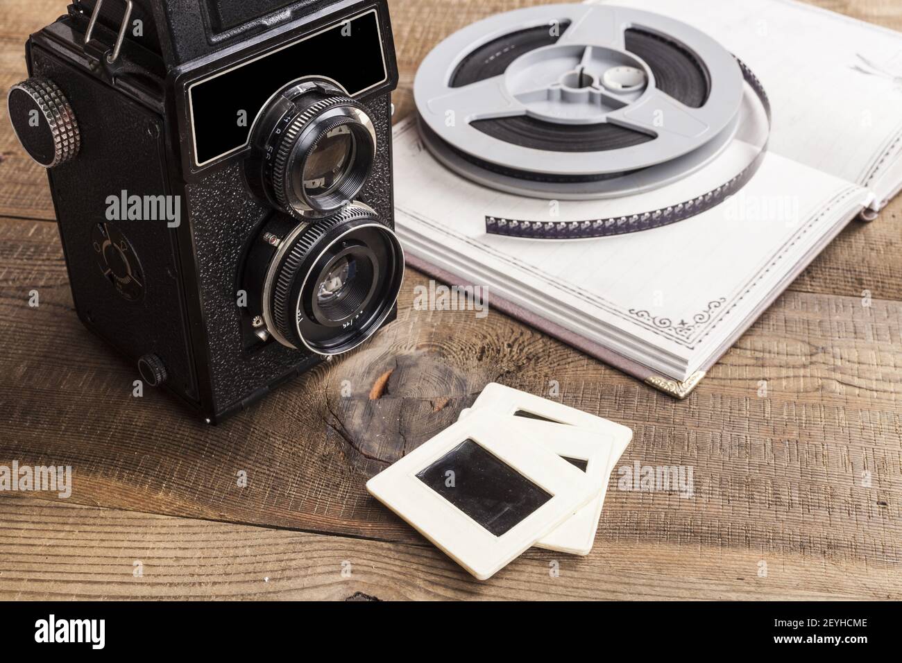 Black Old Camera Stock Photo - Alamy